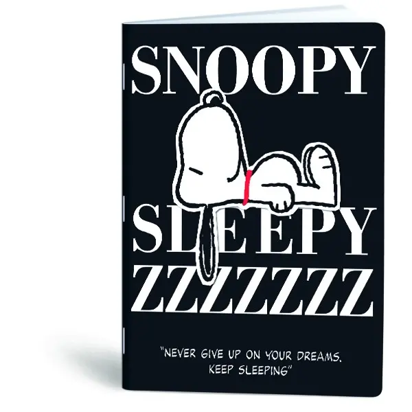 Caiet A4, 40 file, Snoopy, dictando cu -10% discount