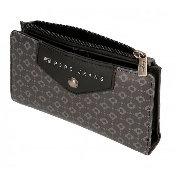 Portofel dama, Pepe Jeans Bethany, port card, sistem RFID, negru ...
